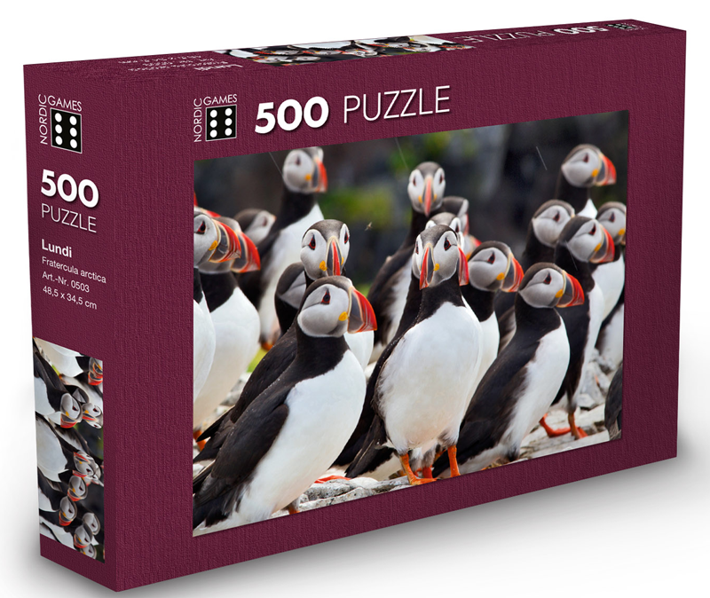 The Puffin - Jigsaw Puzzle (500pcs) – Shopicelandic